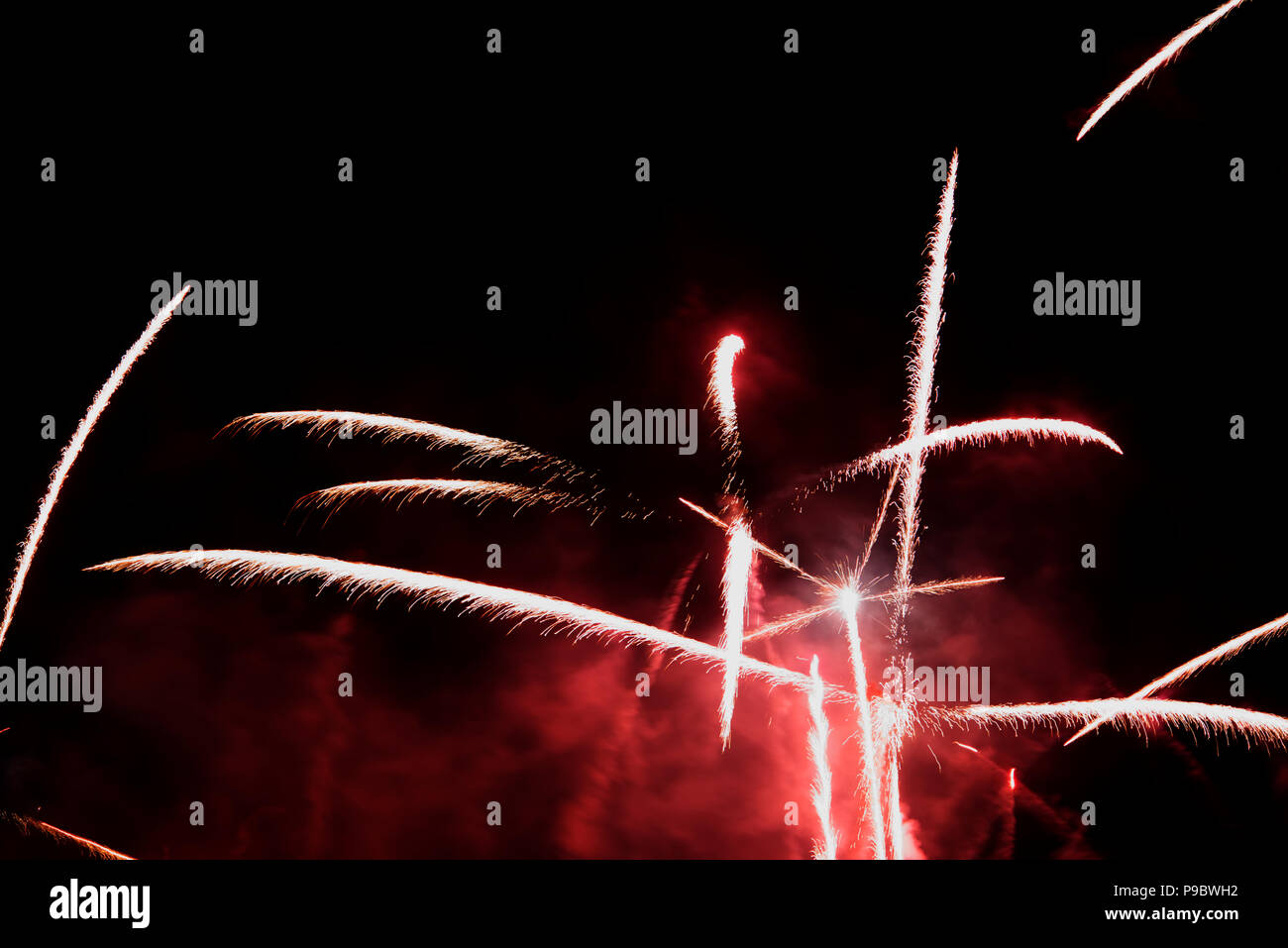 Photography of fireworks at night Stock Photo - Alamy