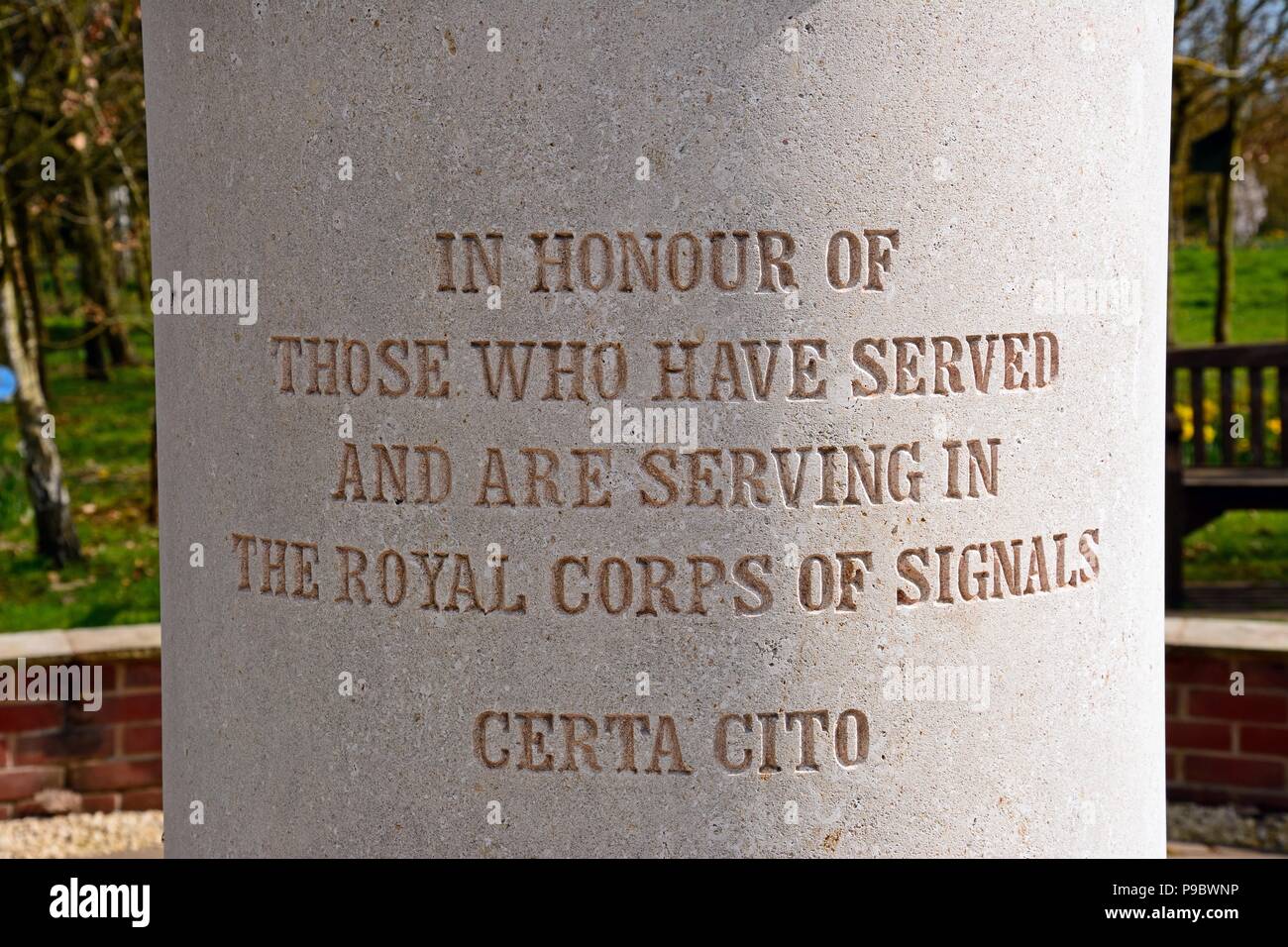 Corps of royal signals hi-res stock photography and images - Alamy