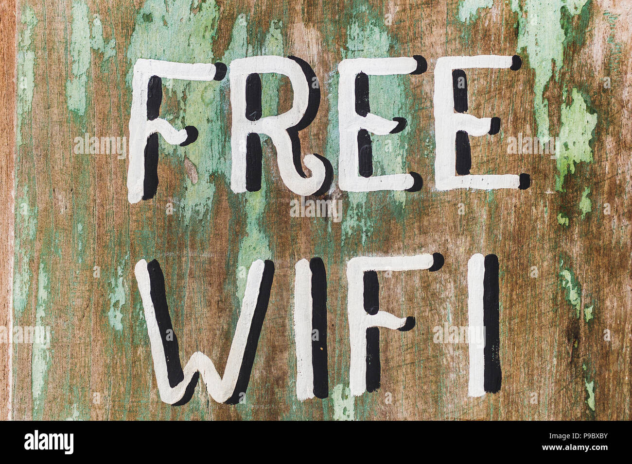Free wifi logo hi-res stock photography and images - Alamy