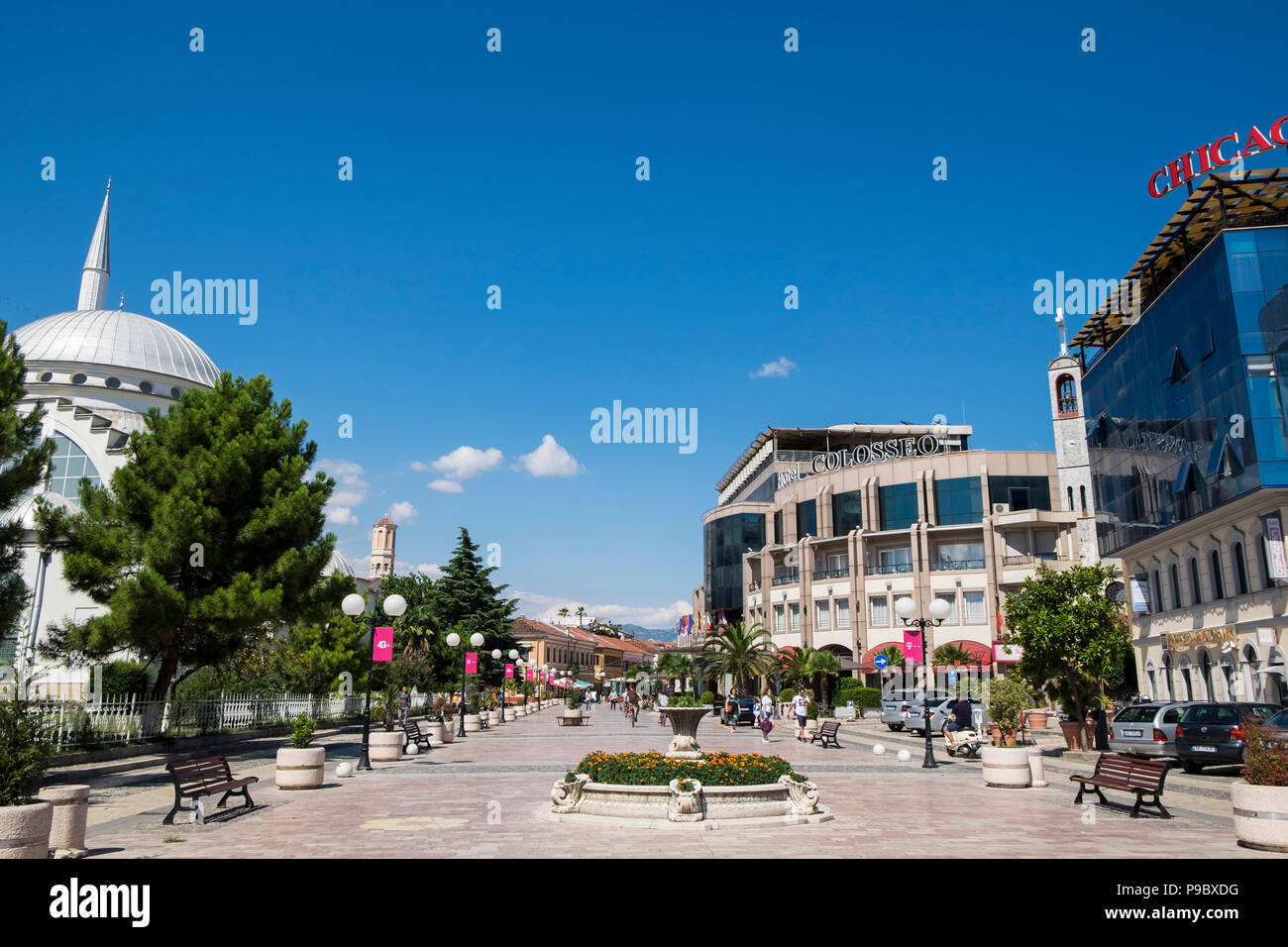 Albania, Shkoder, old town, daily life Stock Photo - Alamy