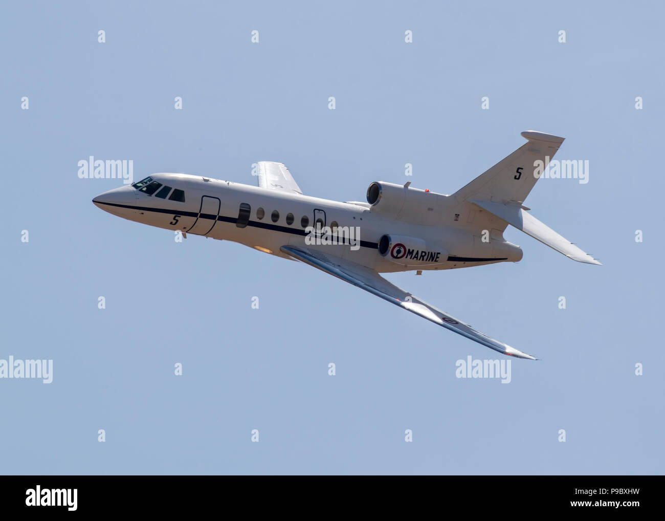 French Naval Dassault Falcon 50M maritime patrol aircraft at the annual ...