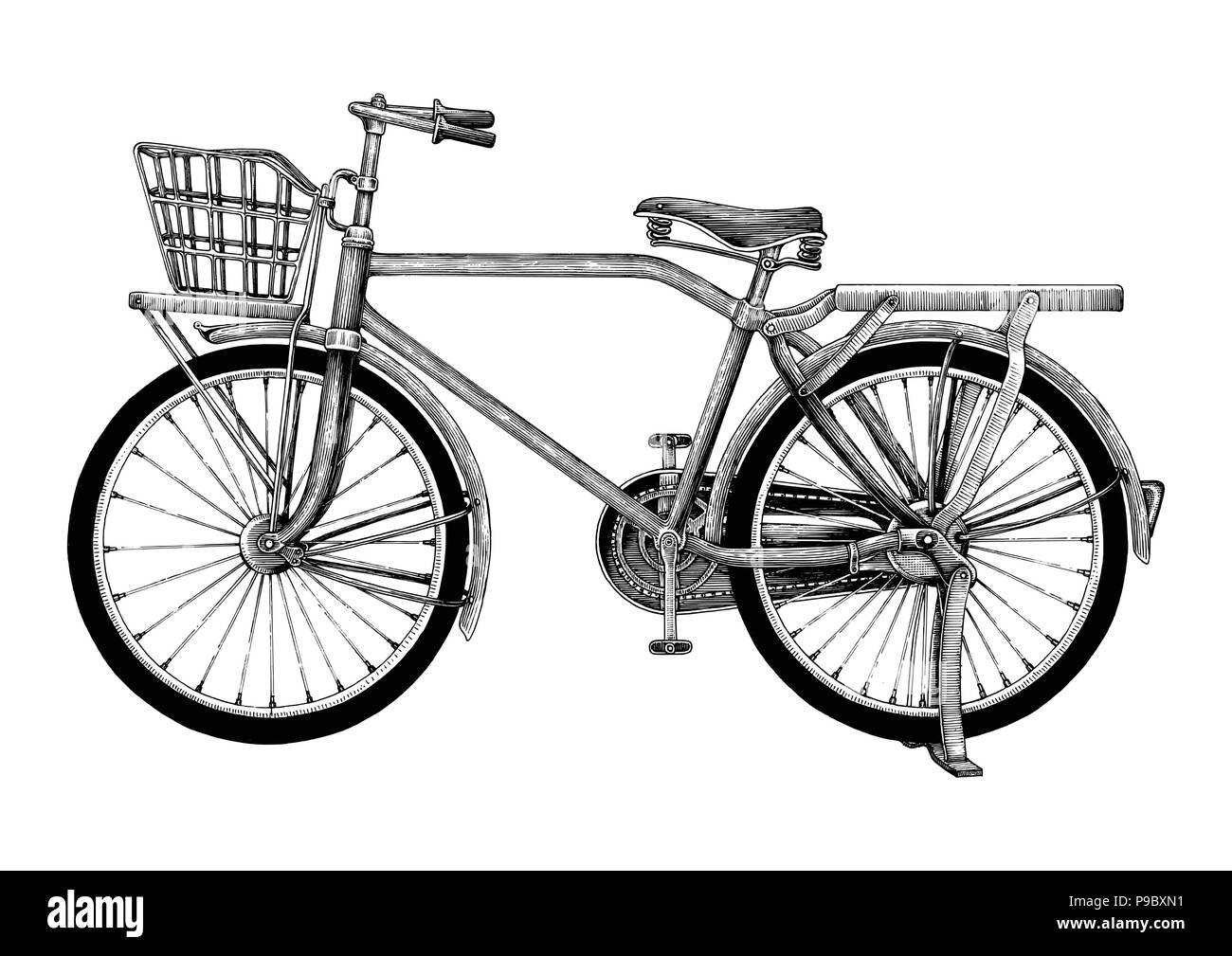 Vintage Bicycle Clip Art