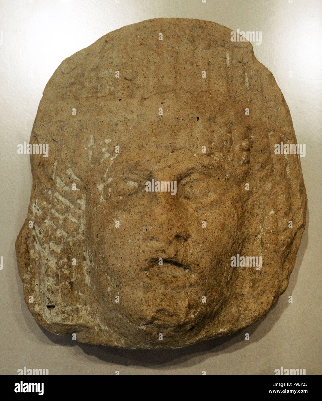 Roman antefix. High-imperial era. Head. Spain. National Archaeological ...