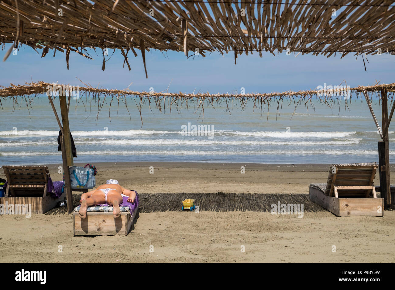 Albania, Divjake, the beach Stock Photo - Alamy
