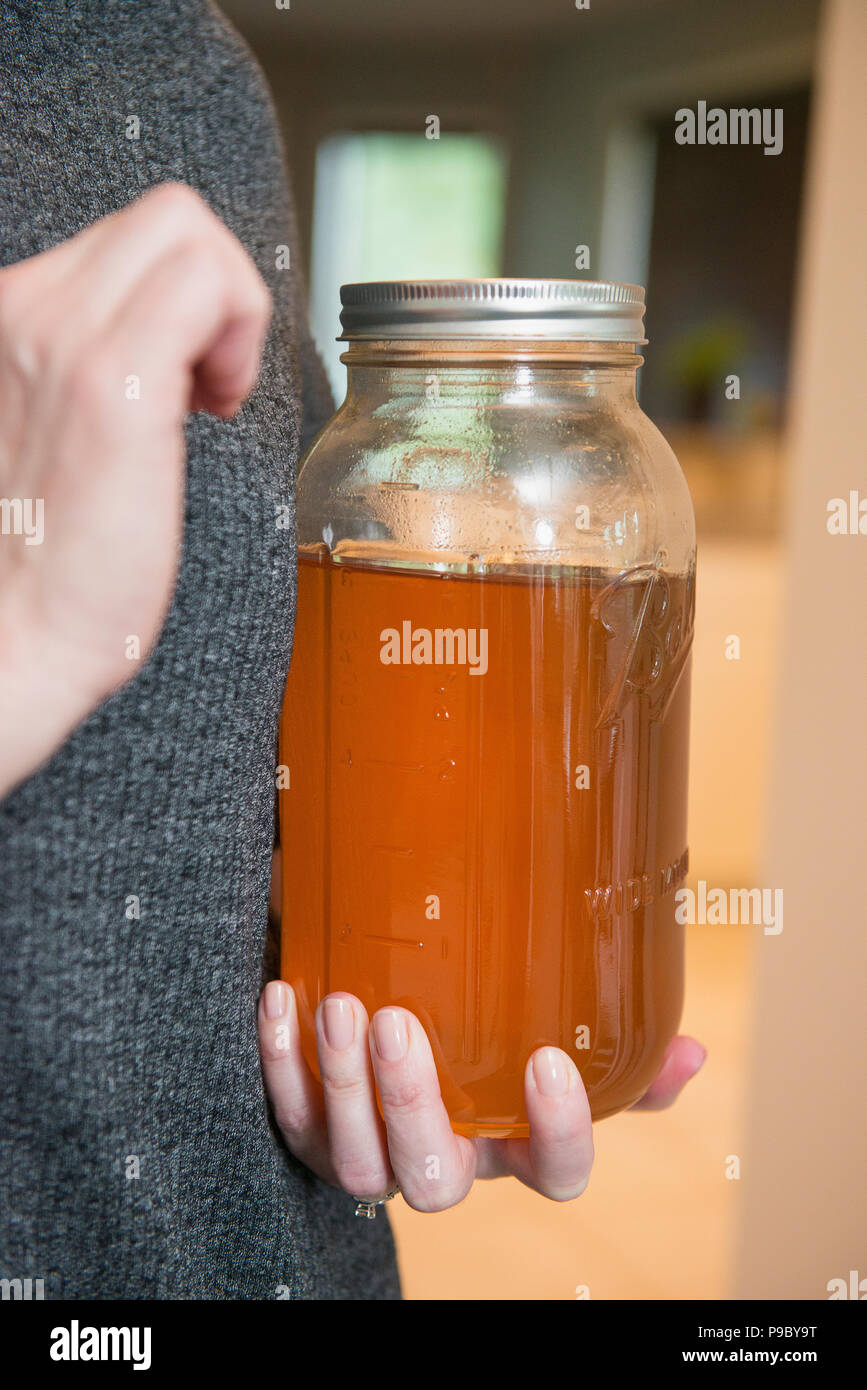 Jar of honey with bees hi-res stock photography and images - Alamy