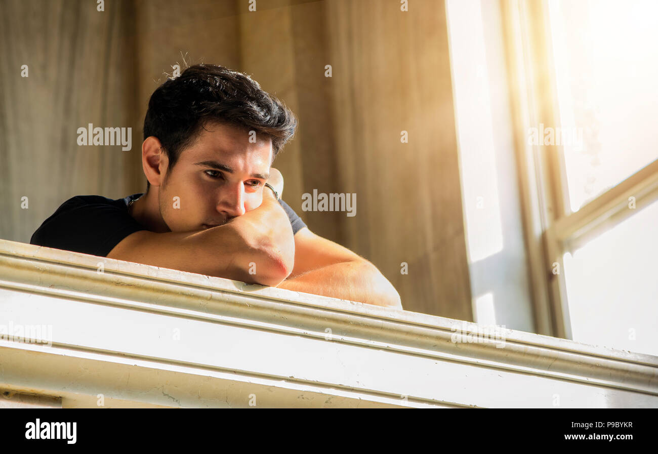 Resting on elbows hi-res stock photography and images - Alamy