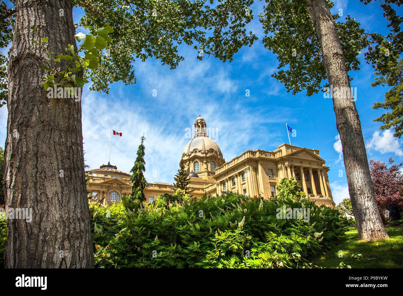 Alberta Legislature Building Edmonton Alberta Canada Stock Photo - Alamy