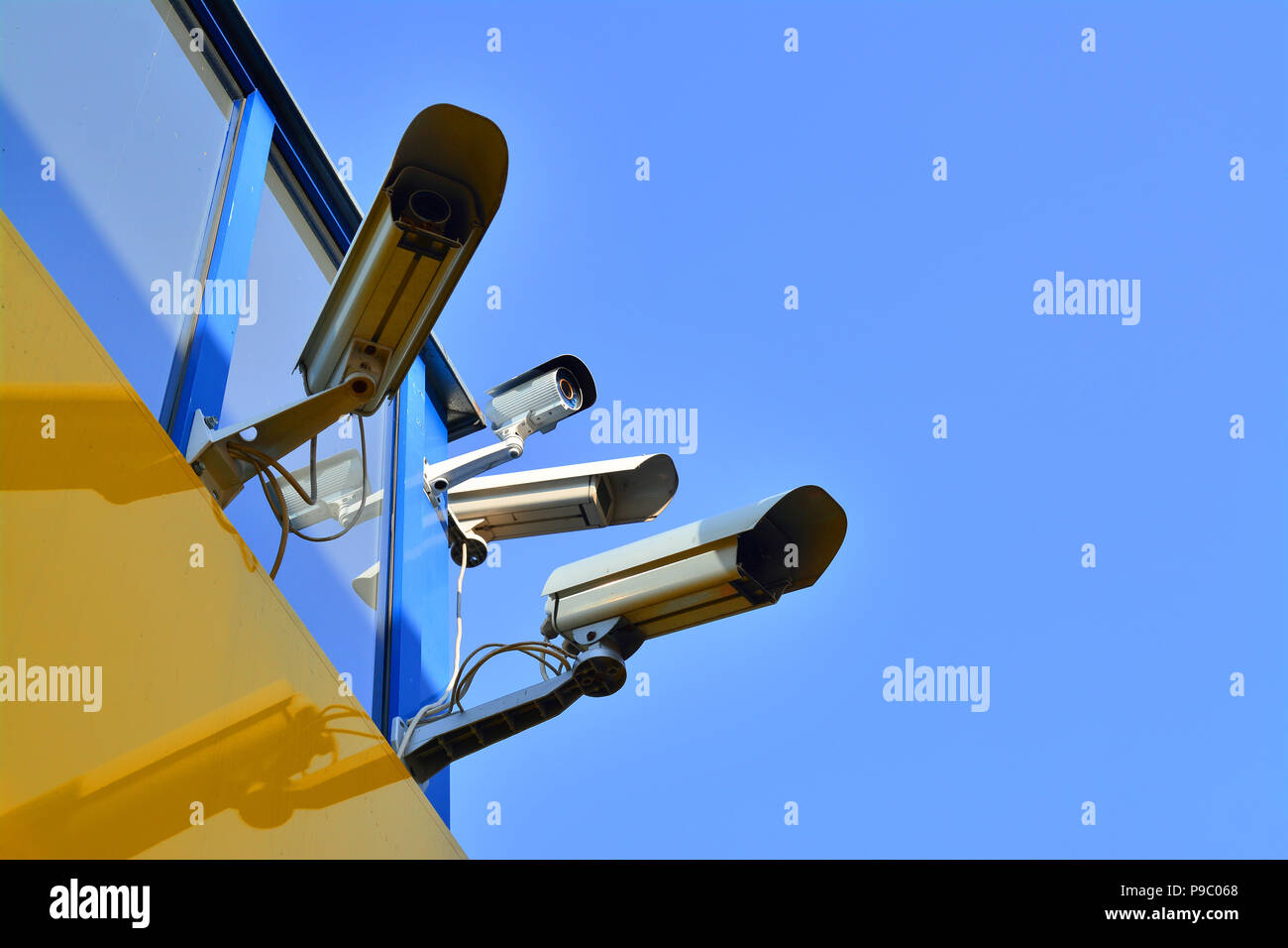 Surveillance cameras corner building hi-res stock photography and ...