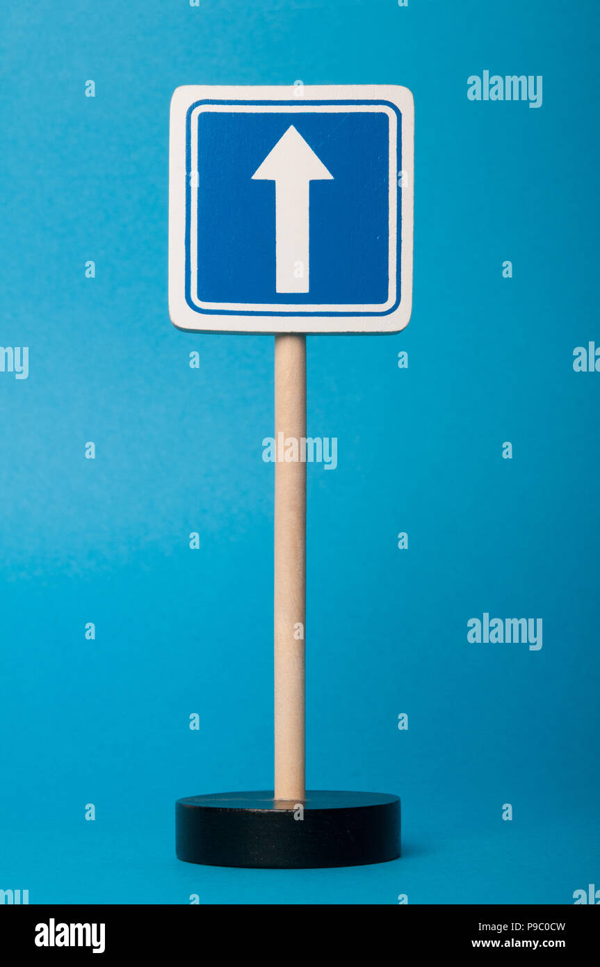 Ahead only sign hi-res stock photography and images - Alamy