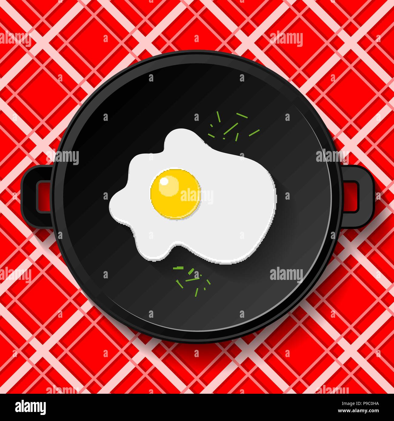 Breakfast soft boiled eggs Stock Vector Images - Alamy
