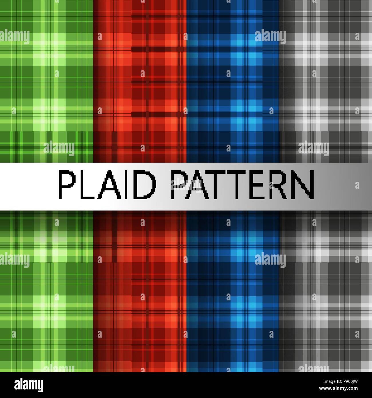 Geometric plaid pattern Stock Vector Images - Alamy