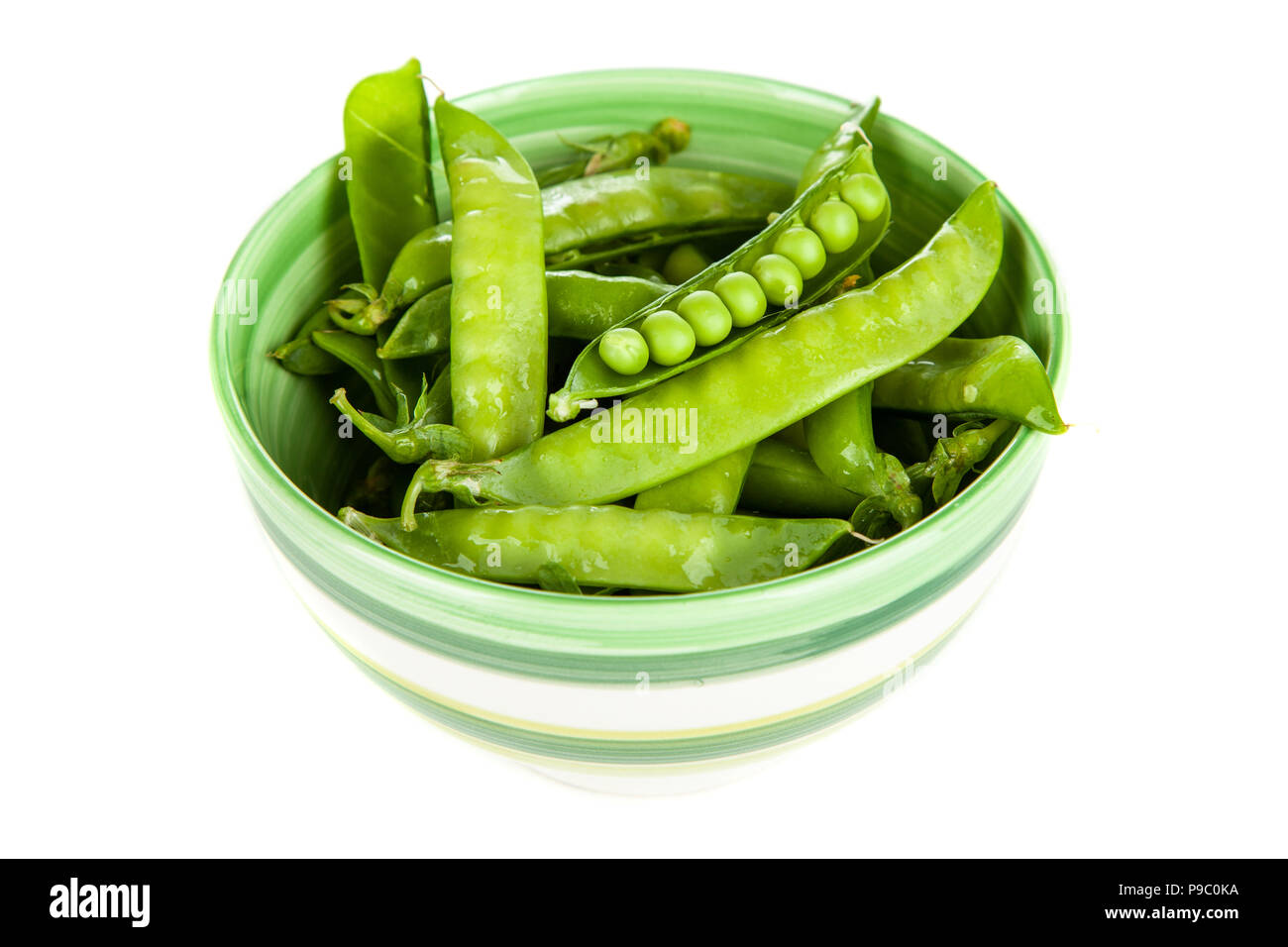 Fresh green peas Stock Photo - Alamy