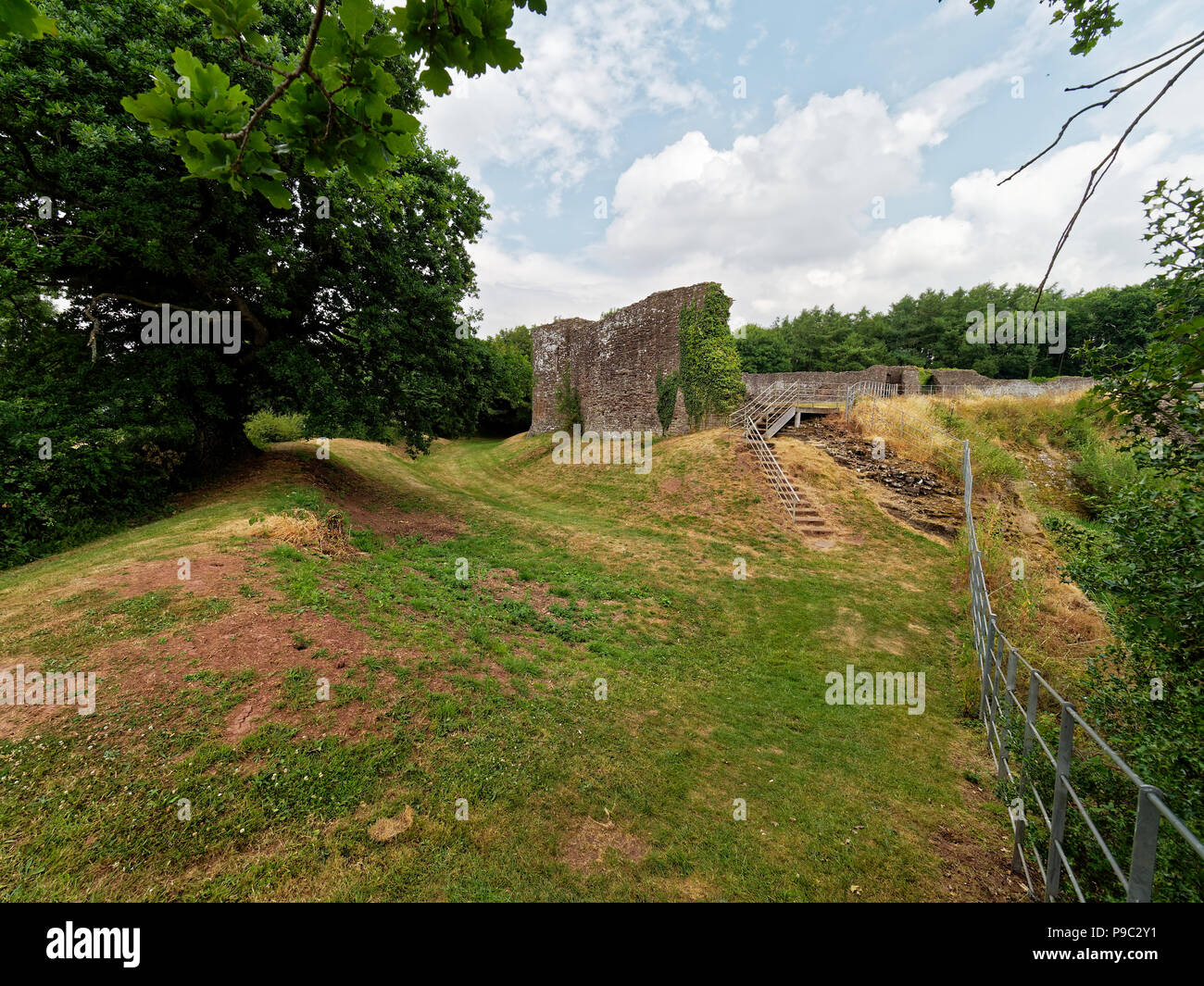 White Castle Monmouthshire. UK Stock Photo - Alamy