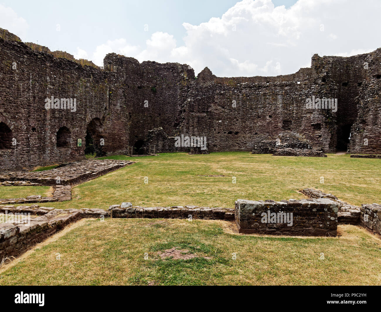 White Castle Monmouthshire. UK Stock Photo - Alamy