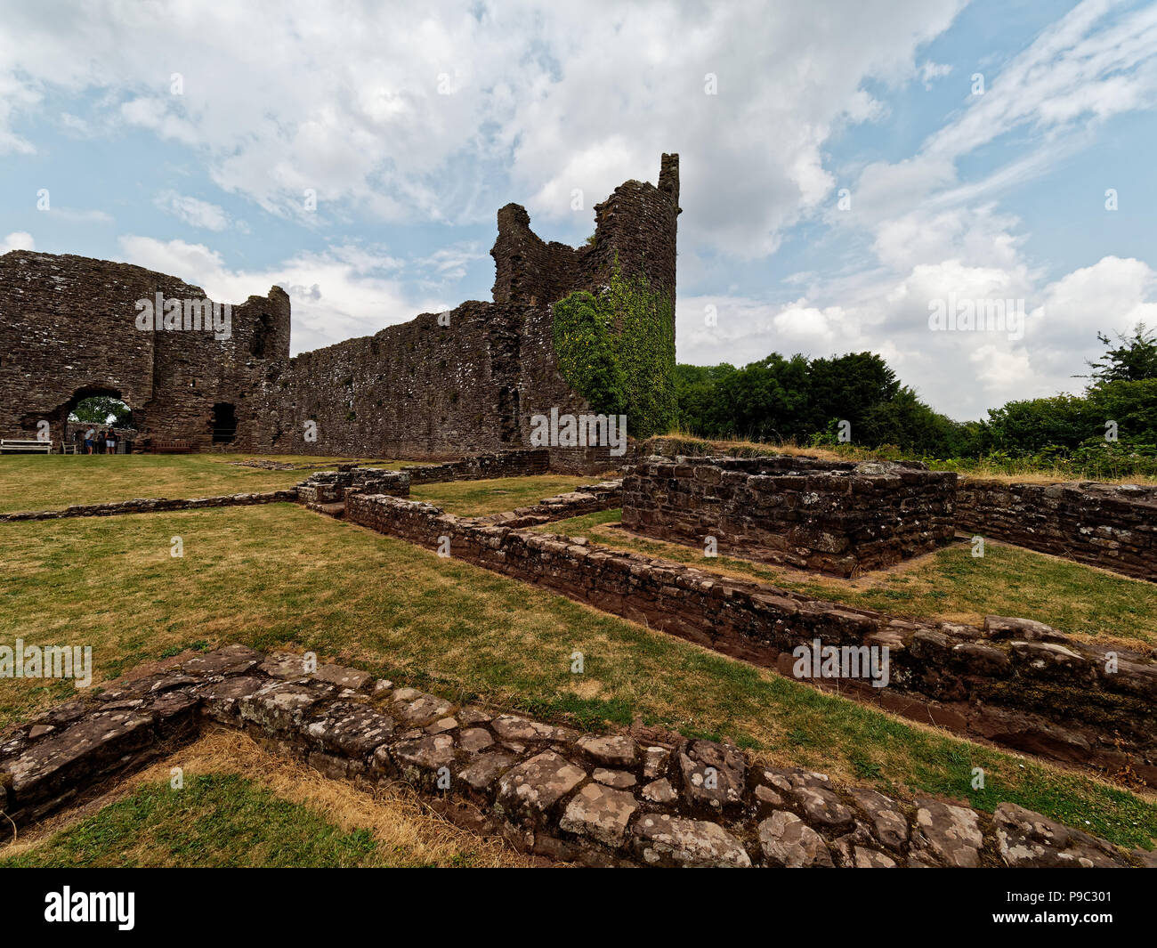 White Castle Monmouthshire. UK Stock Photo - Alamy