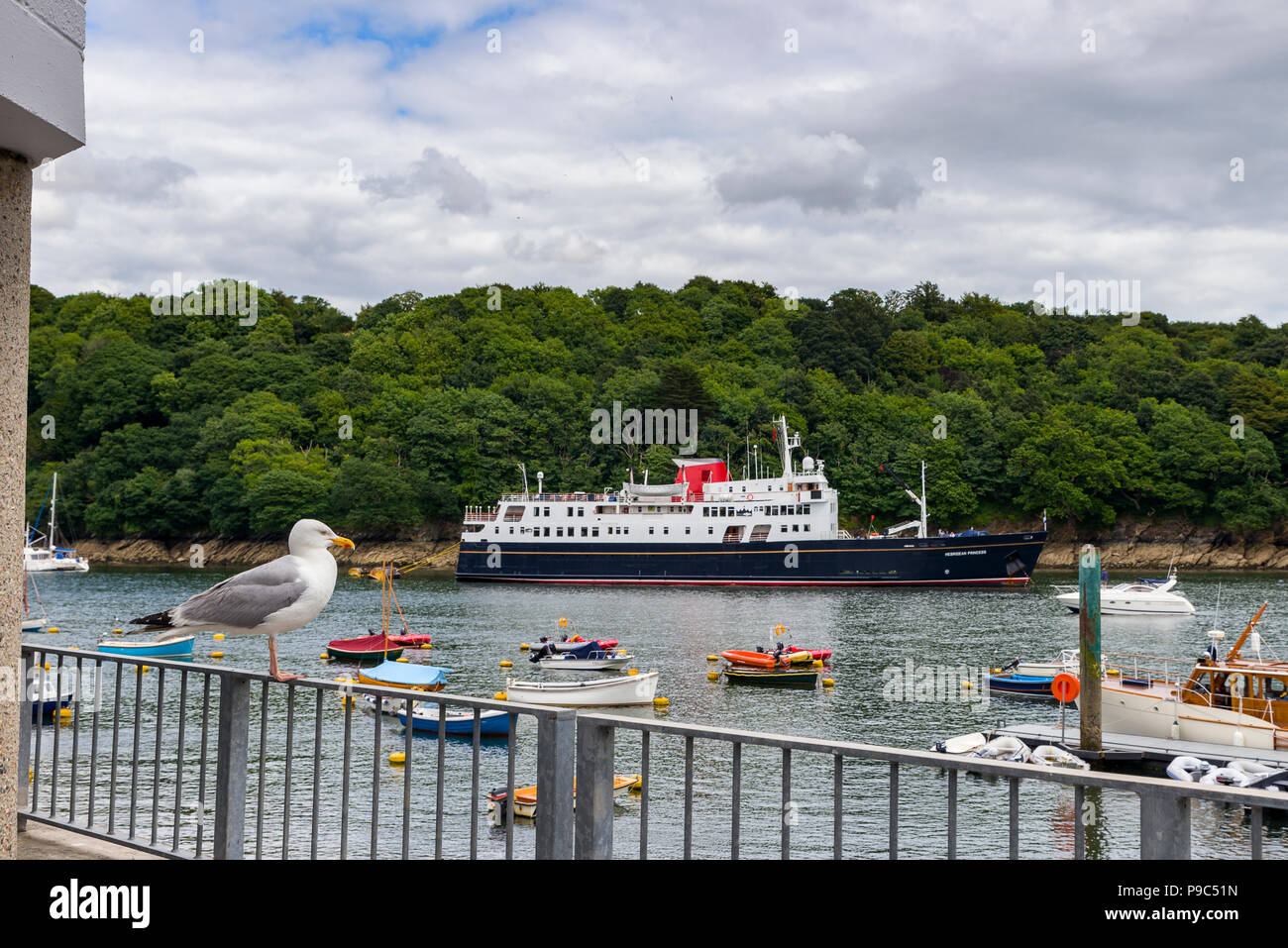 Billed as the smallest Luxury cruise ship afloat The Hebridean pulls ...