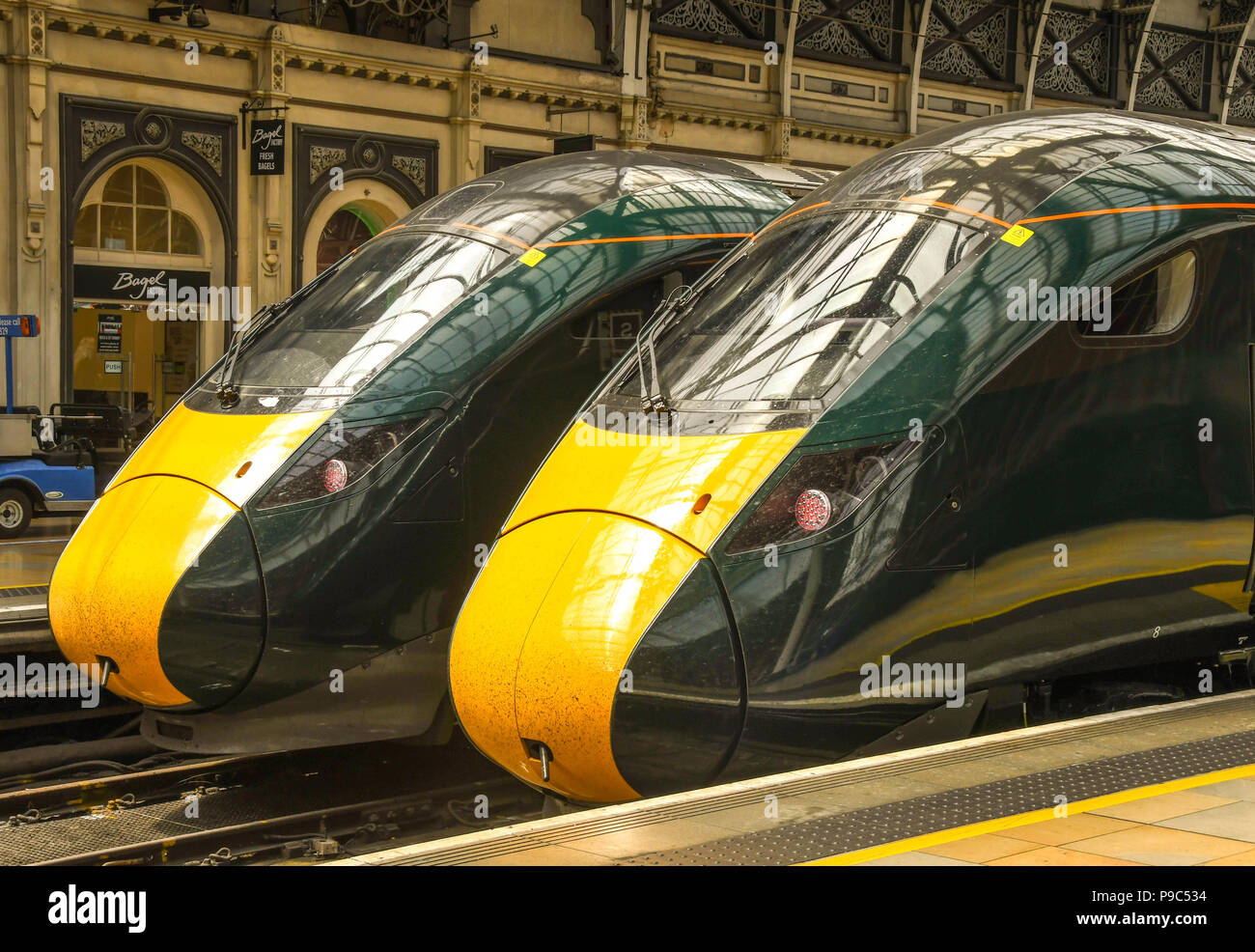 Two new Class 800 electro diesel trains operated by Great Western ...