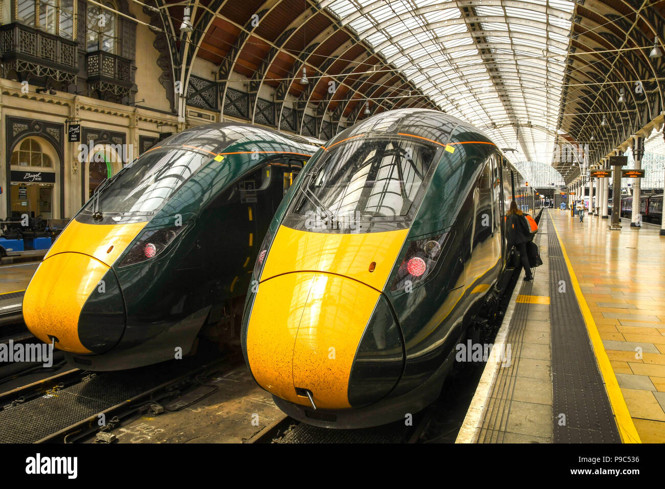Two new Class 800 electro diesel trains operated by Great Western ...