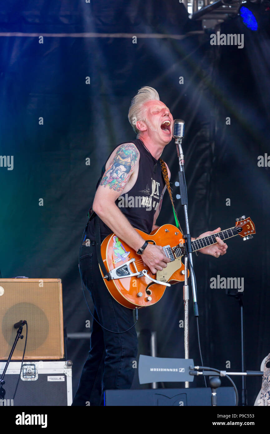 Delray Rockets Coleford Music festival Stock Photo - Alamy