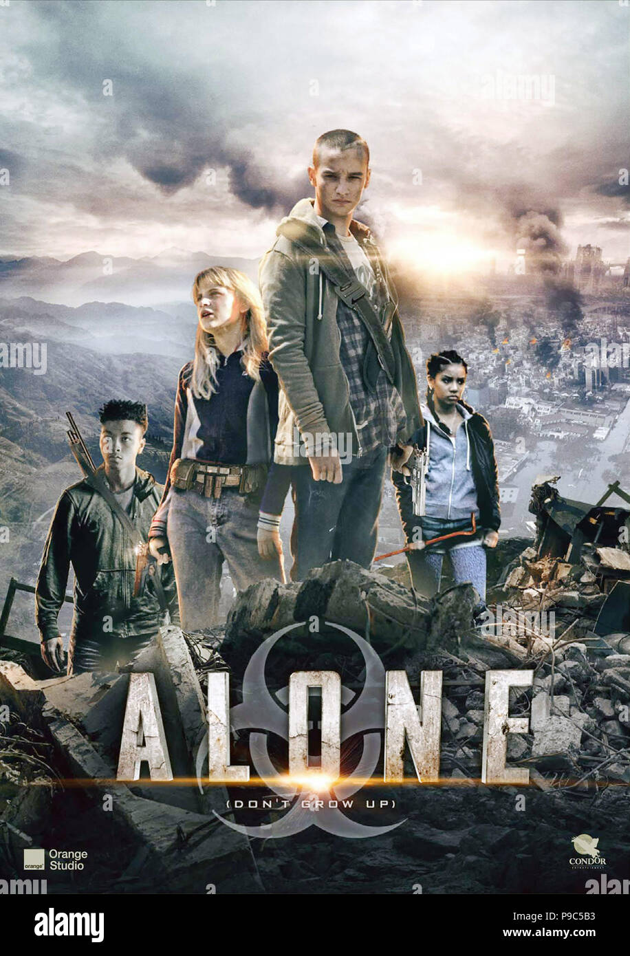 DON'T GROW UP, (aka ALONE), French poster in English, from left: McKell ...
