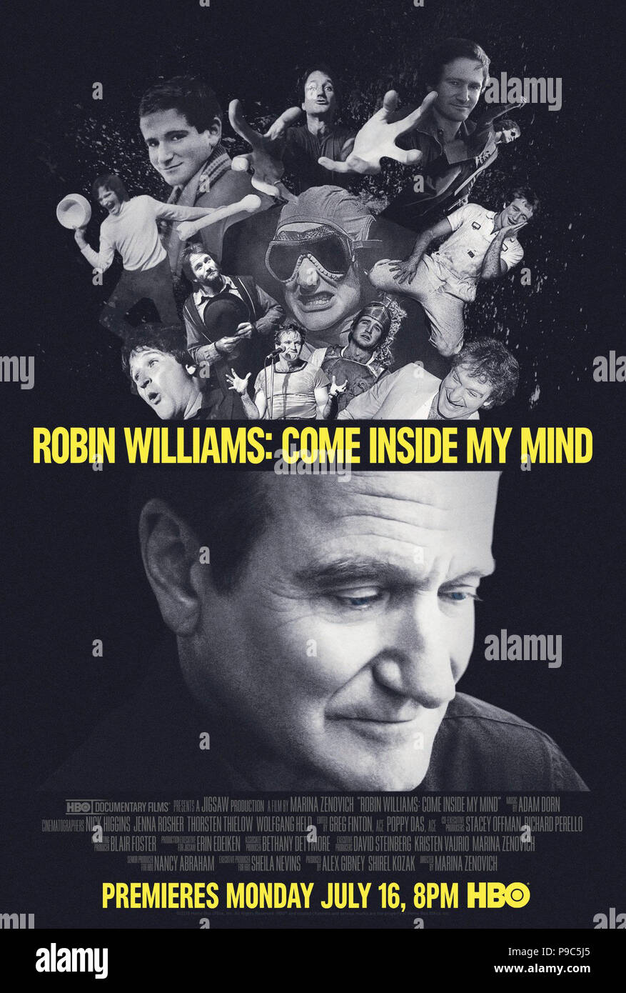 ROBIN WILLIAMS: COME INSIDE MY MIND, US poster, Robin Williams, 2018 ...