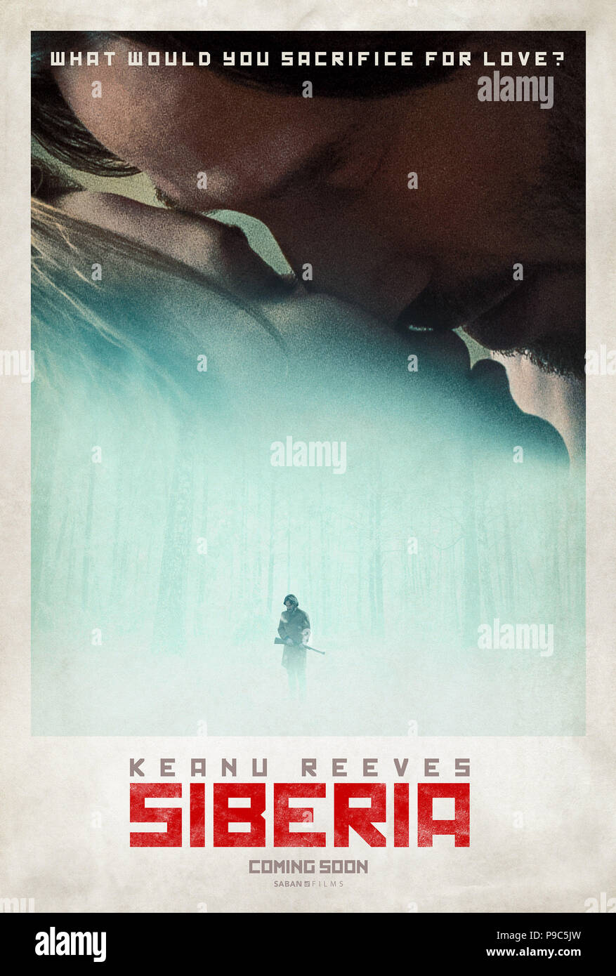 SIBERIA, US advance poster, from top: Keanu Reeves, Ana Ularu, 2018 ...