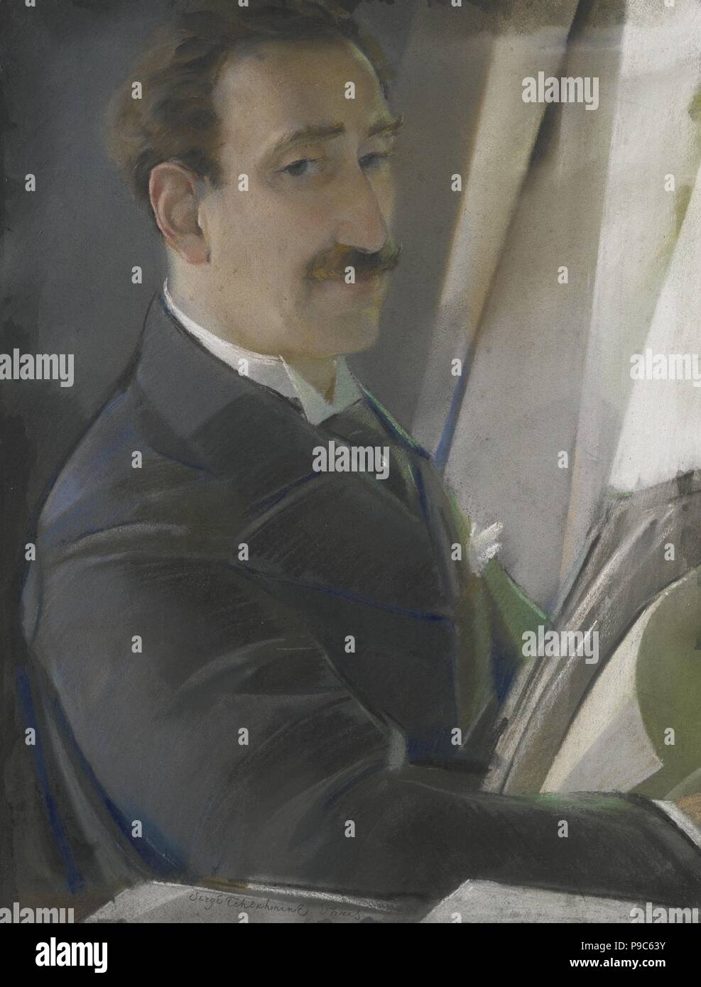 Portrait of the painter Léon Bakst (1866-1924). Museum: PRIVATE ...