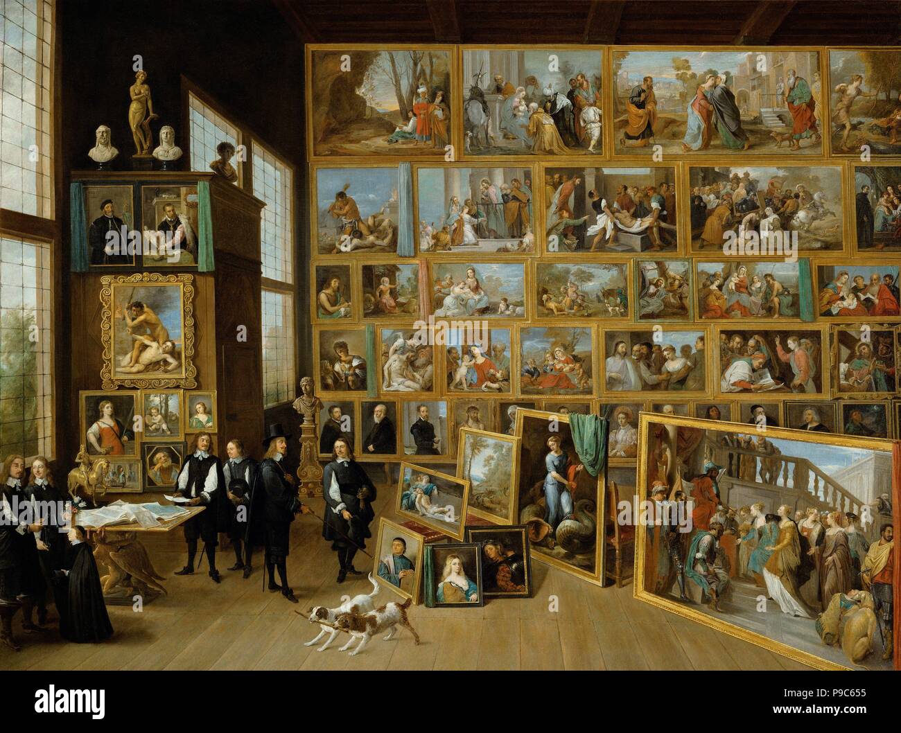 Archduke Leopold Wilhelm in his Gallery in Brussels. Museum: Art ...