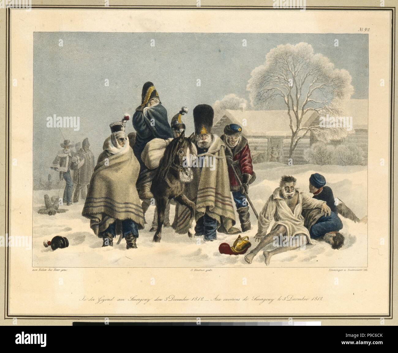Near Smarhon on December 3, 1812. Museum: State Borodino War and ...