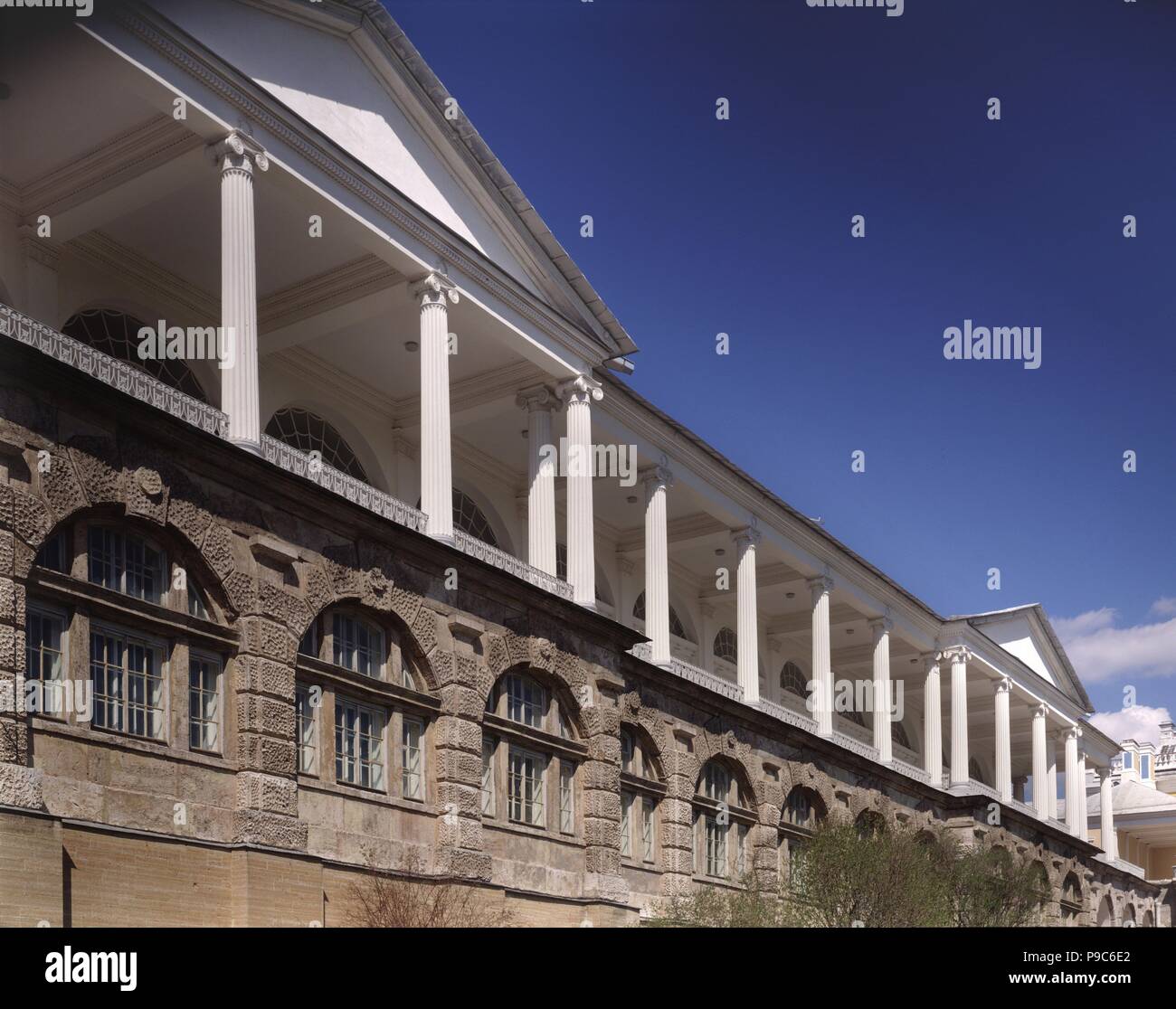 Cameron Gallery at the Catherine Palace in Tsarskoye Selo. Colonnade of ...