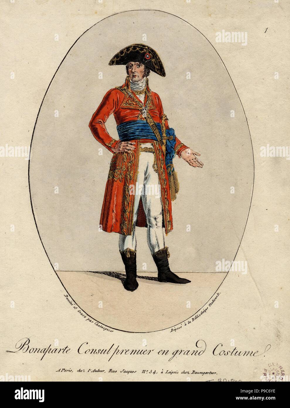 Napoleon Bonaparte as First Consul of France. Museum: PRIVATE ...