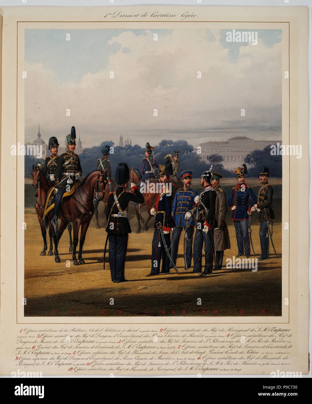 First Light Cavalry Division. Museum: PRIVATE COLLECTION Stock Photo ...