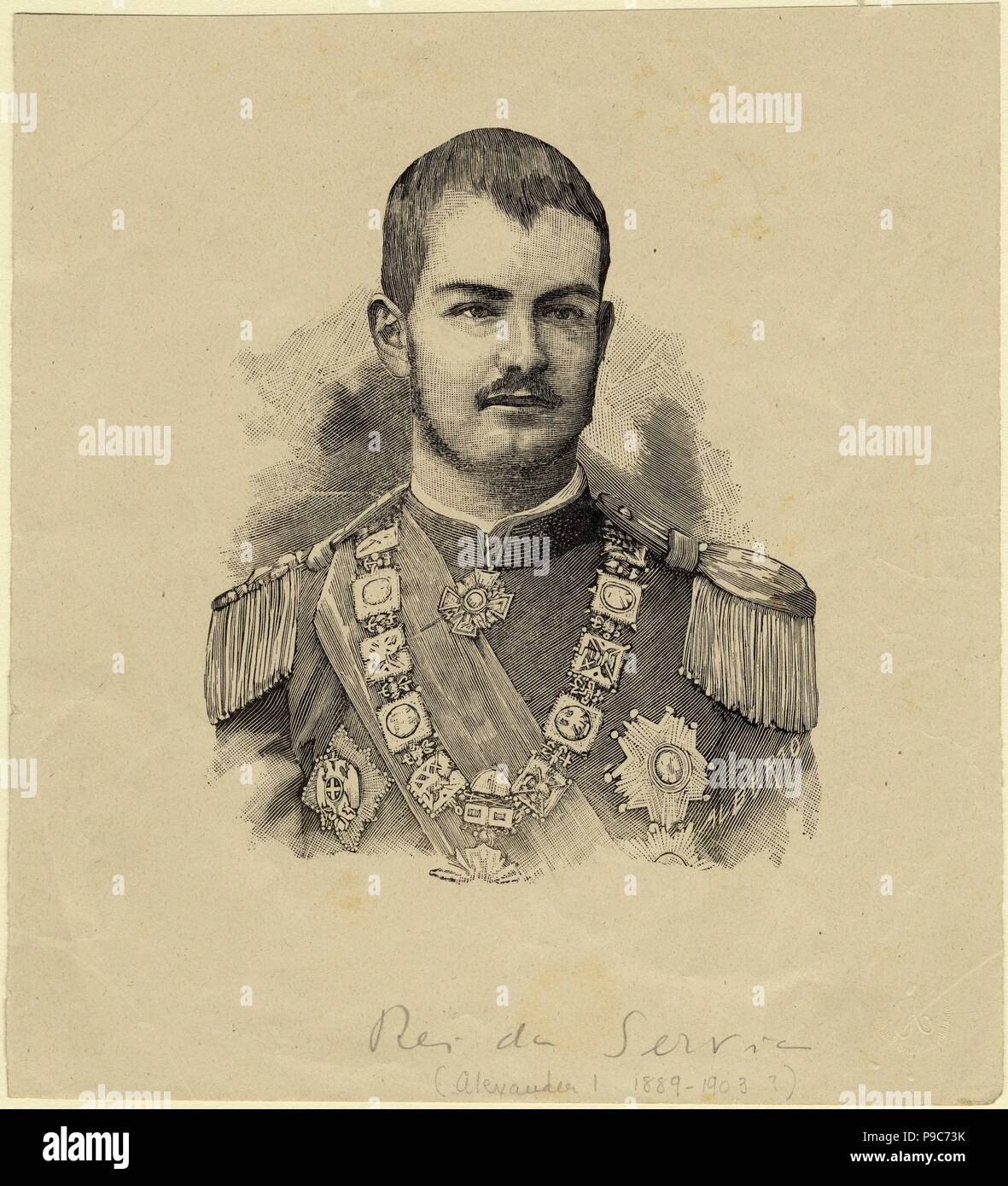 Alexander king serbia aleksandar obrenovic hi-res stock photography and ...