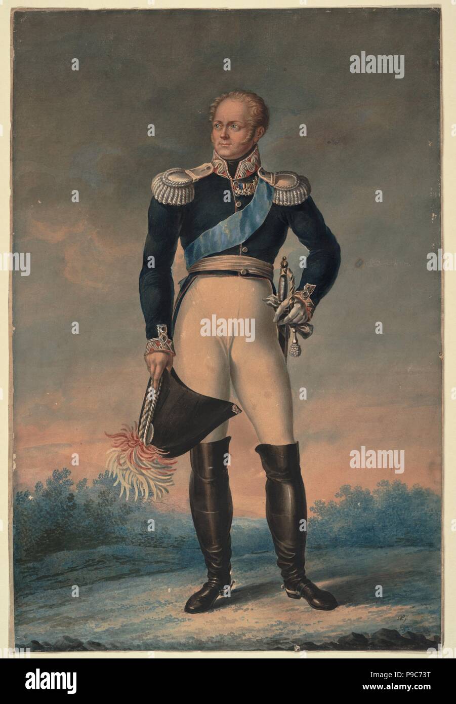 Portrait of Emperor Alexander I (1777-1825). Museum: PRIVATE COLLECTION ...