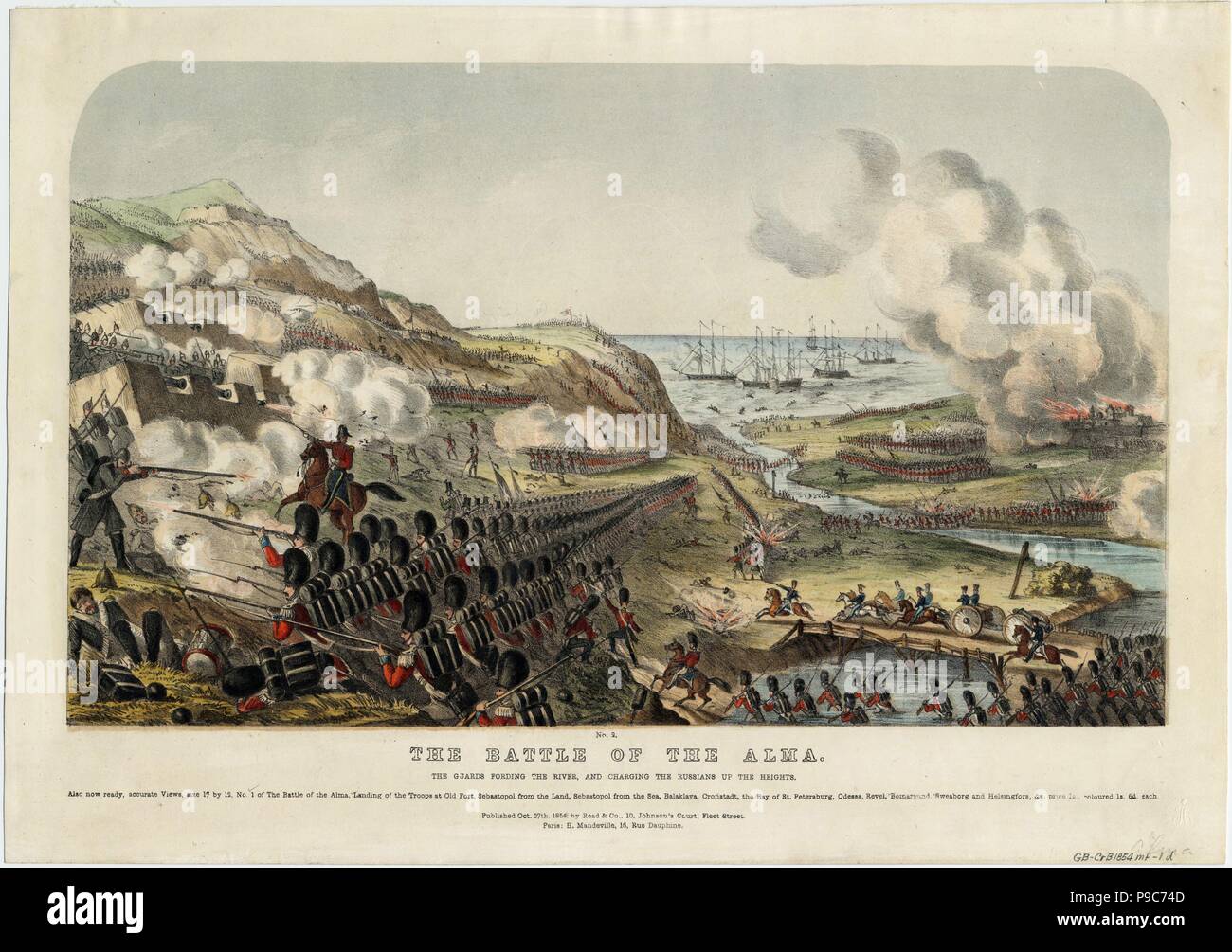The Battle of the Alma on September 20, 1854. Museum: PRIVATE ...