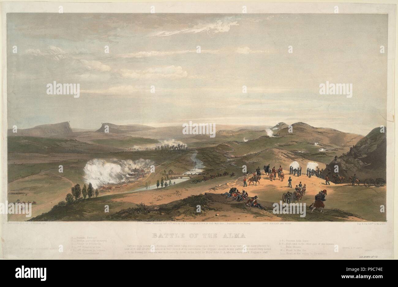 The Battle of the Alma on September 20, 1854. Museum: PRIVATE ...