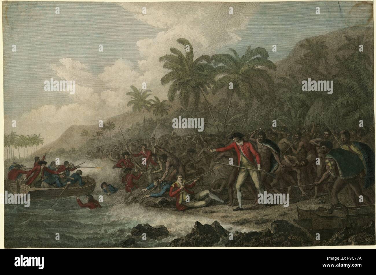 The Death of Captain James Cook on February 14, 1779. Museum: PRIVATE ...