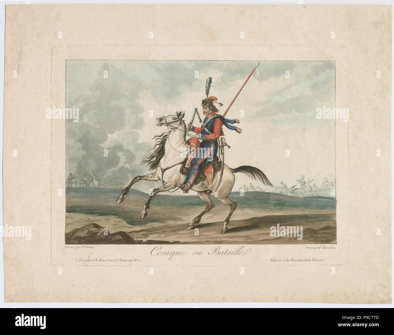 Russian cossack 1812 hi-res stock photography and images - Alamy
