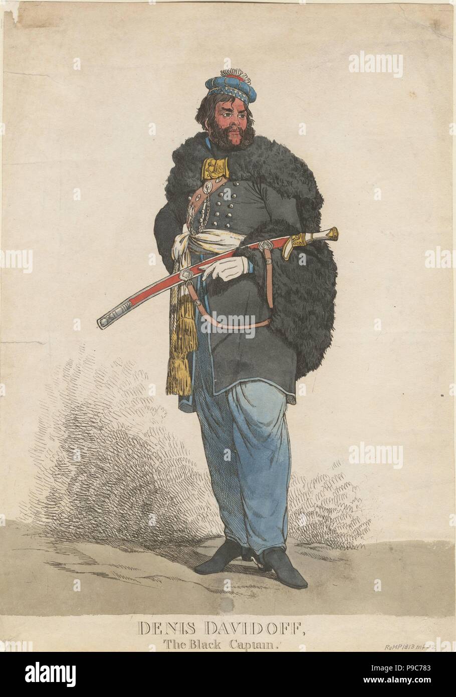 Denis Davydov (1784-1839). Museum: PRIVATE COLLECTION Stock Photo - Alamy