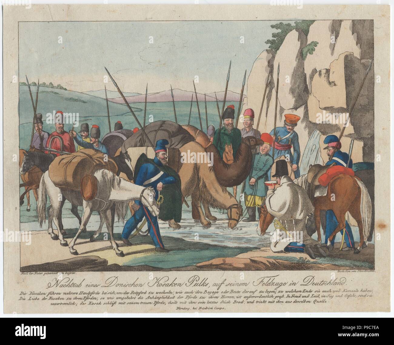 Russian cossack 1812 hi-res stock photography and images - Alamy