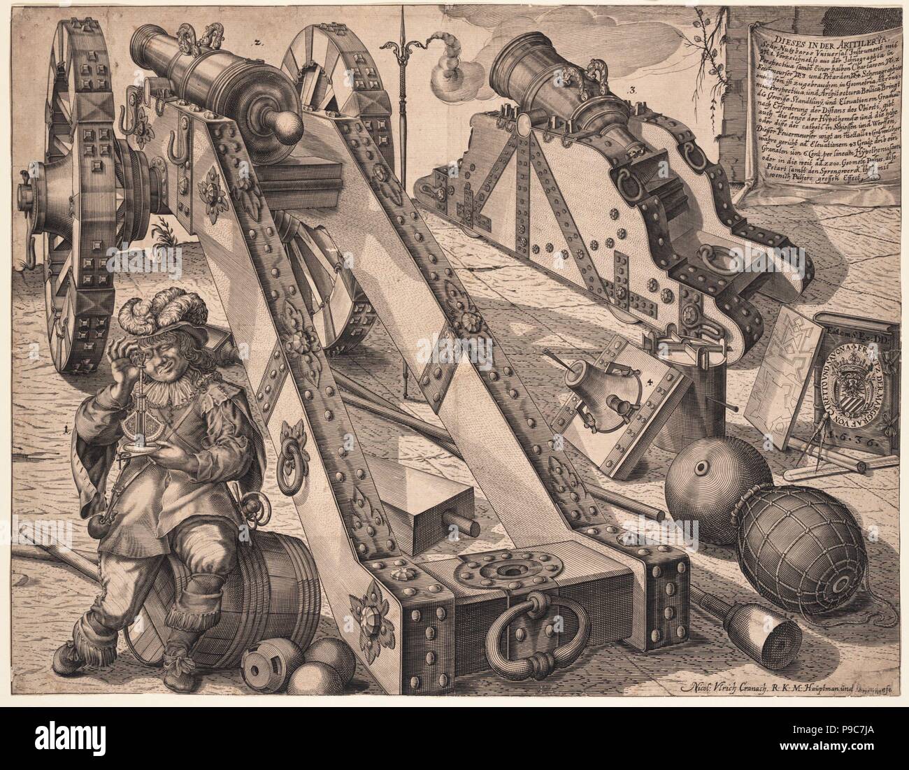 Artillery Cannon. Museum: PRIVATE COLLECTION Stock Photo - Alamy