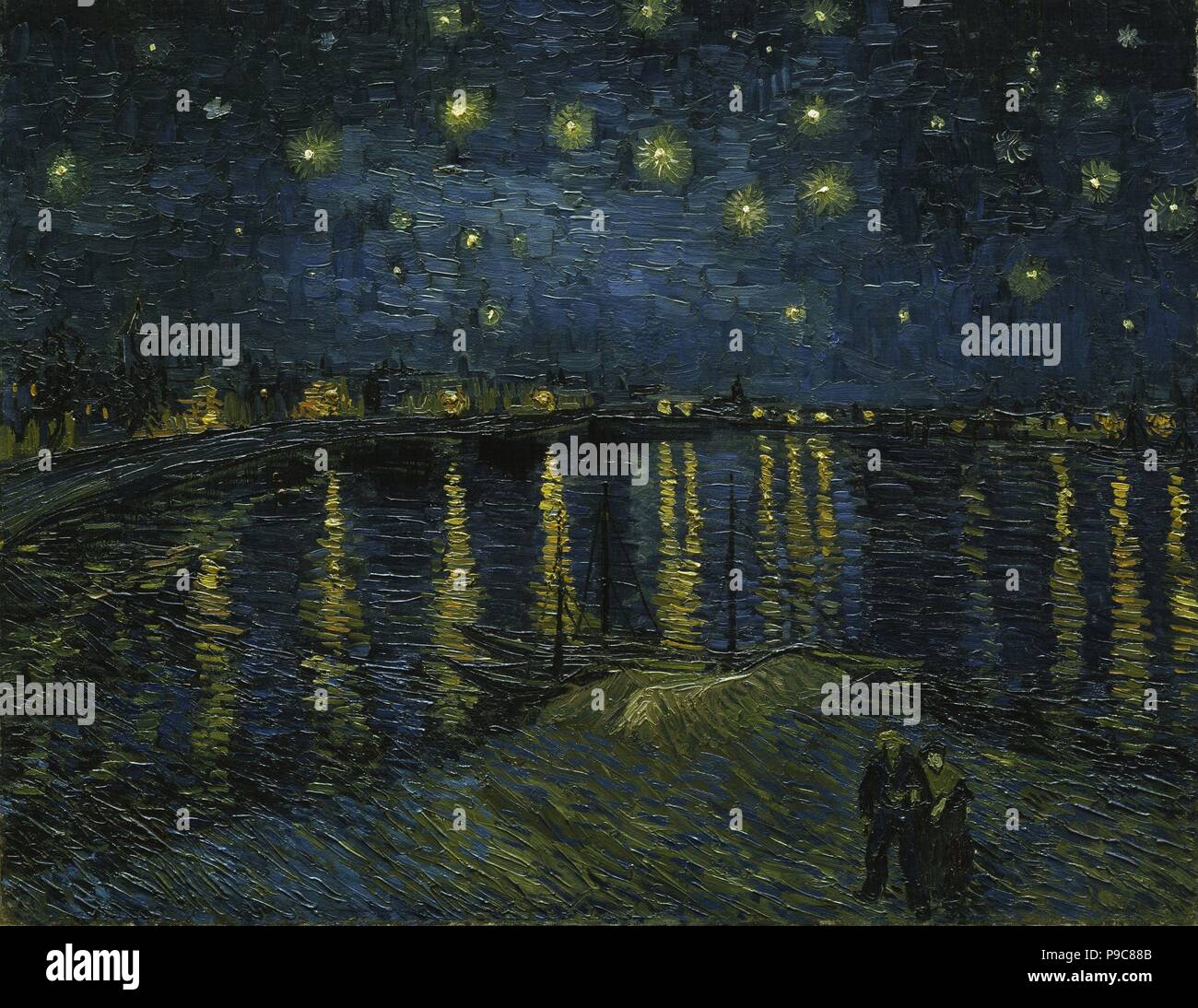 The Starry Night. Museum: Musée d'Orsay, Paris Stock Photo - Alamy