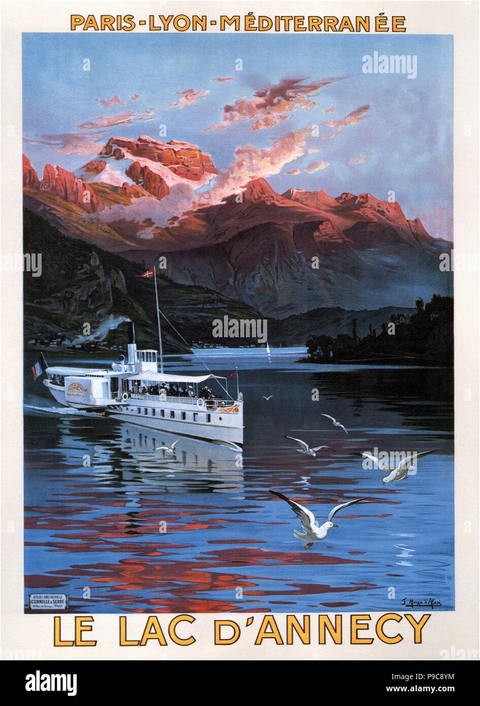 Lac d'Annecy. Museum: PRIVATE COLLECTION Stock Photo - Alamy