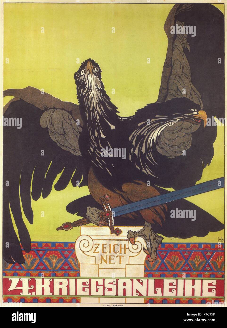 Subscribe to the fourth war loan. Museum: PRIVATE COLLECTION Stock ...