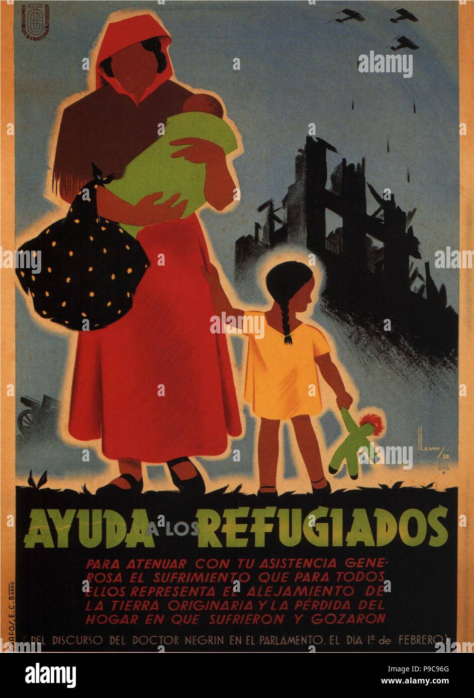 Refugees spanish civil war hi-res stock photography and images - Alamy