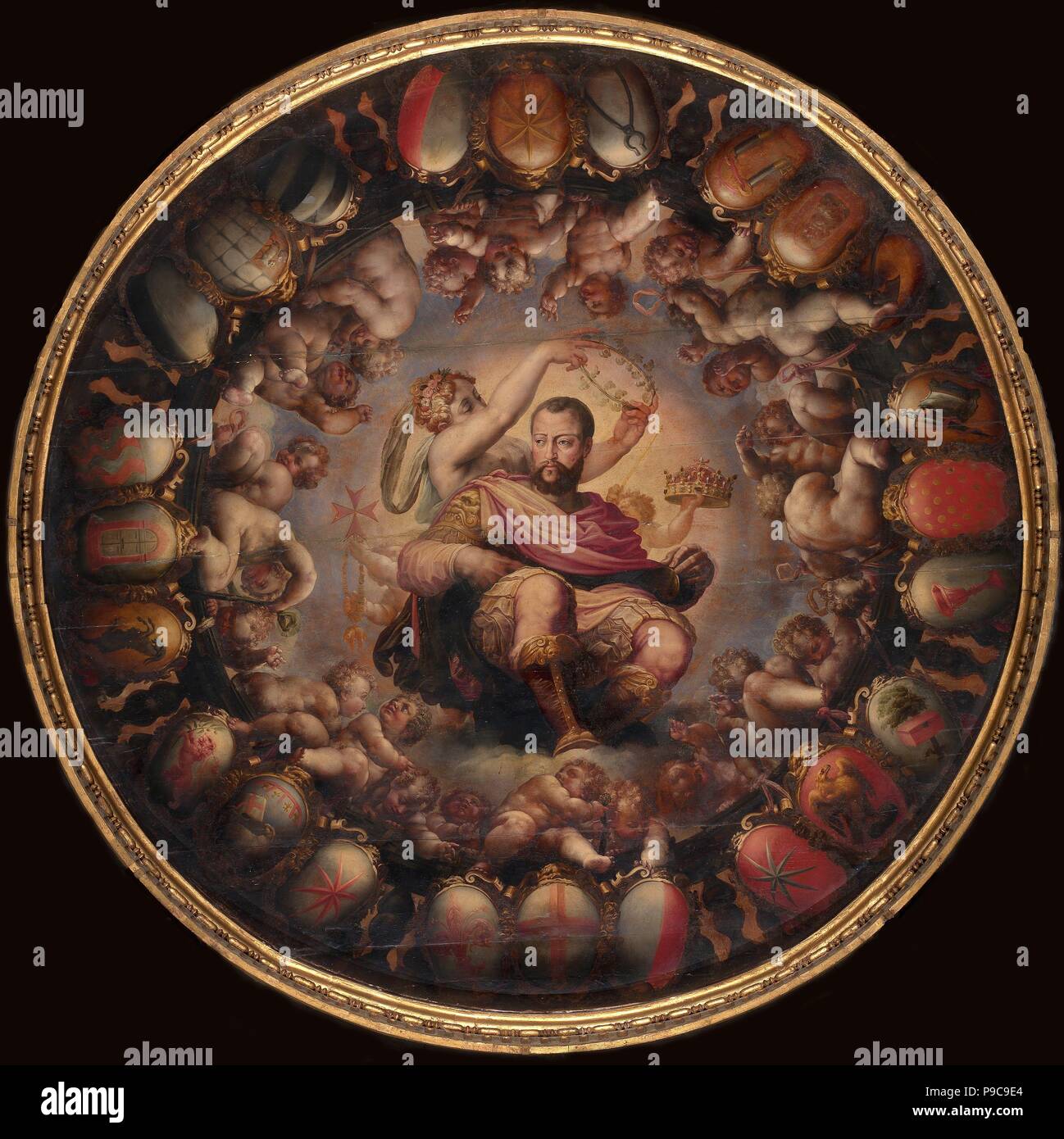 Apotheosis of Cosimo I de' Medici. Museum: Palazzo Vecchio, Florence ...