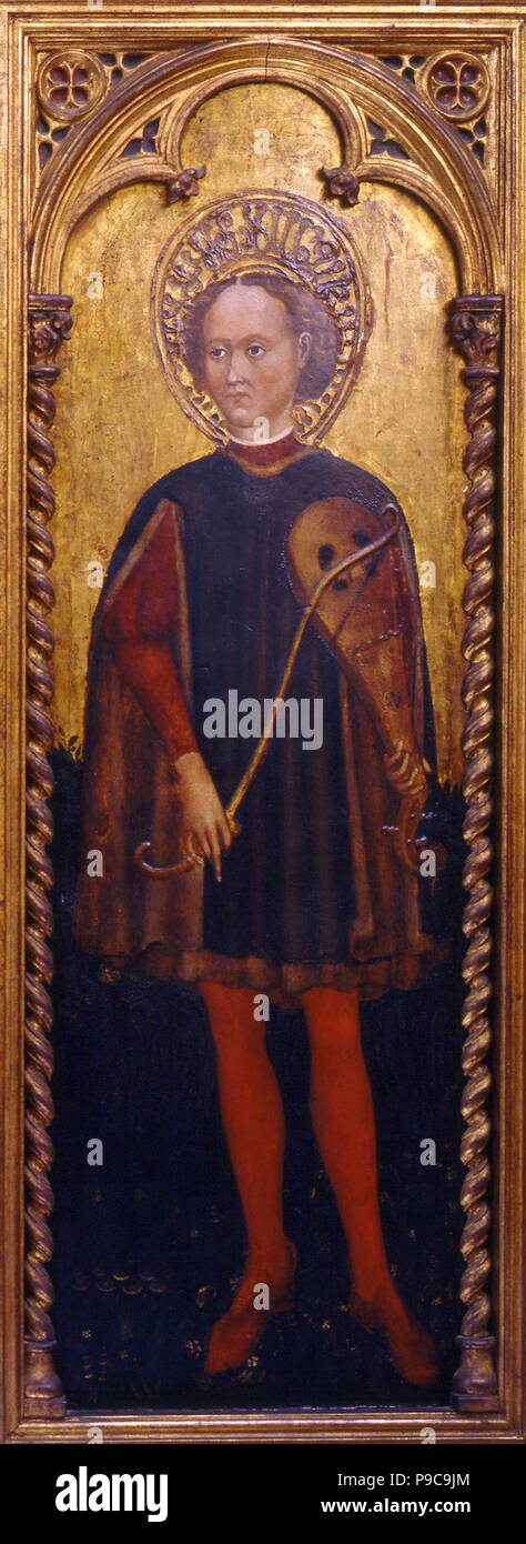 Saint Genesius of Rome. Museum: Museo Poldi Pezzoli, Milan Stock Photo ...