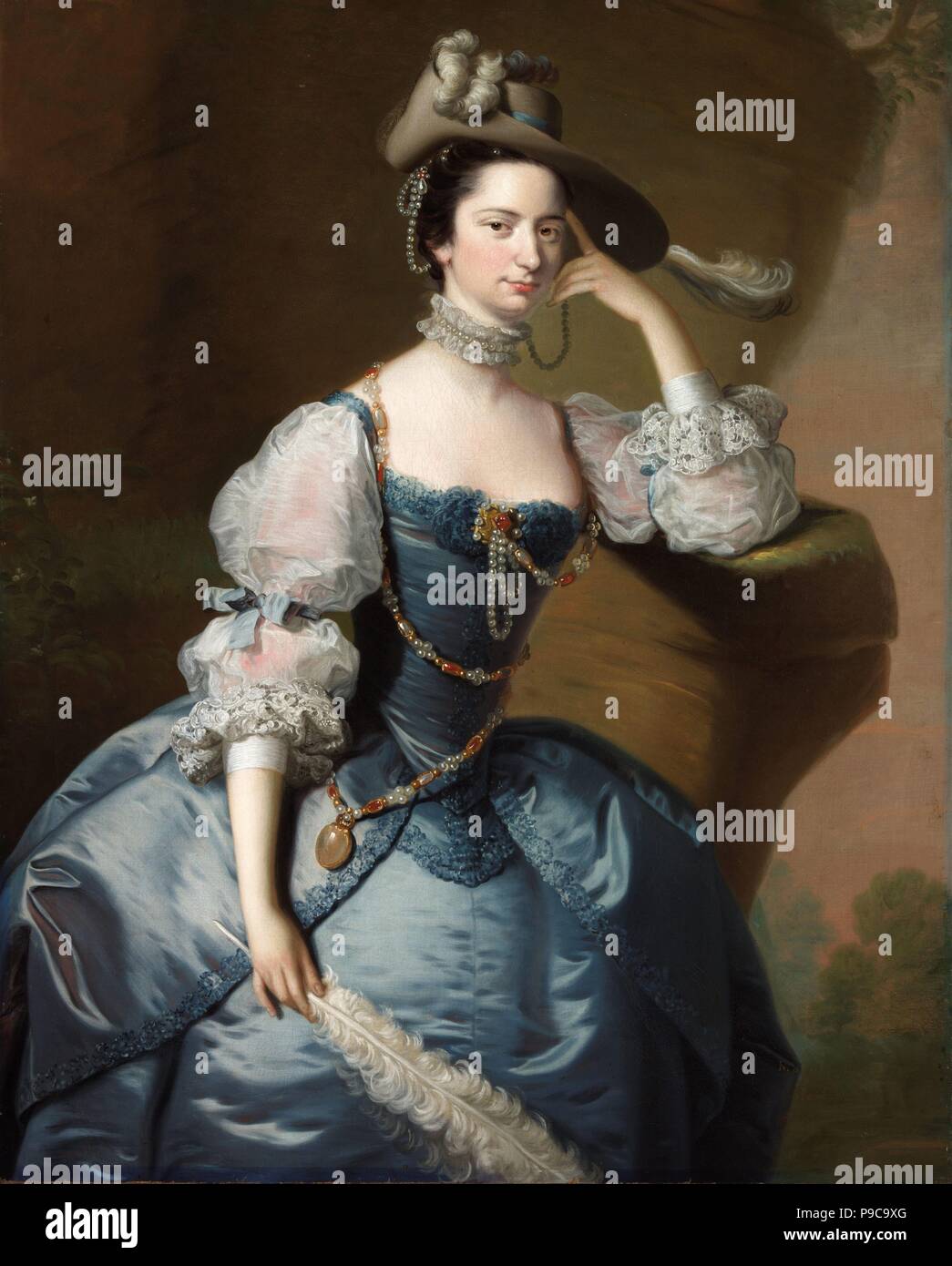 Portrait of Margaret, Lady Oxenden. Museum: Art Gallery of New South ...