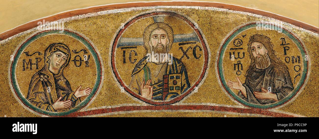 Deesis: Christ, the Virgin Mary and John the Baptist. Museum: Saint ...