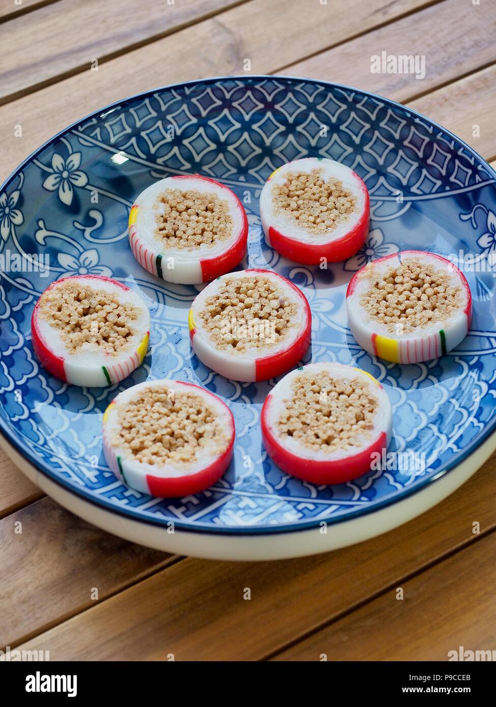 Korean traditional candy, Rice cookie Stock Photo - Alamy